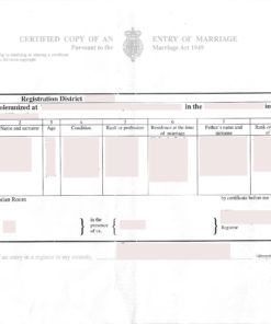 Certified Extract of a Marriage Entry, Mauritius - Musterübersetzungen ...