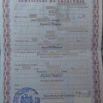 Certificat de căsătorie trilingv - Musterübersetzungen von Urkunden