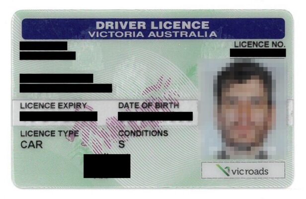 Driver Licence Victoria Australia - Musterübersetzungen von Urkunden