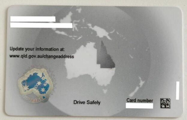 Driver Licence Queensland Australia - Musterübersetzungen von Urkunden